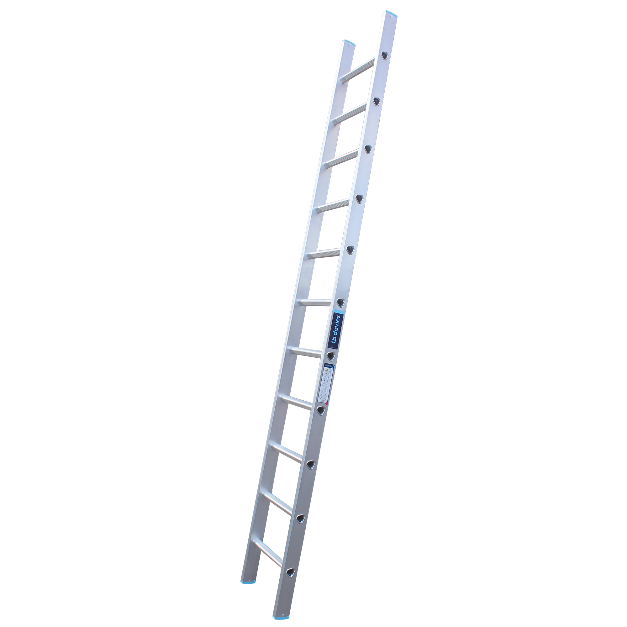 TB Davies TASKMASTER Aluminium Professional Single Section Ladder ...